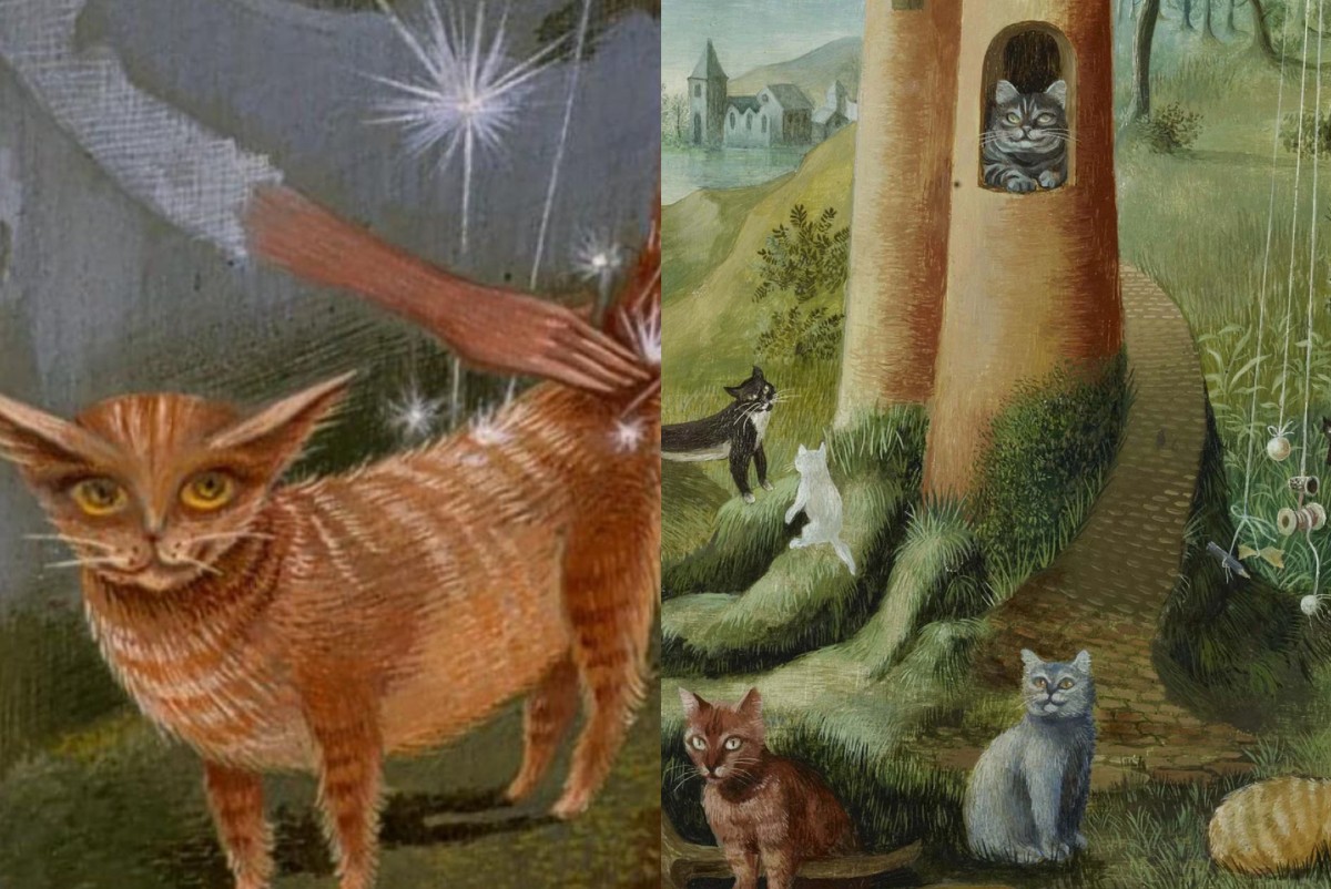 El Paraíso De Los Gatos Y Otras Obras De Remedios Varo Con Gatitos